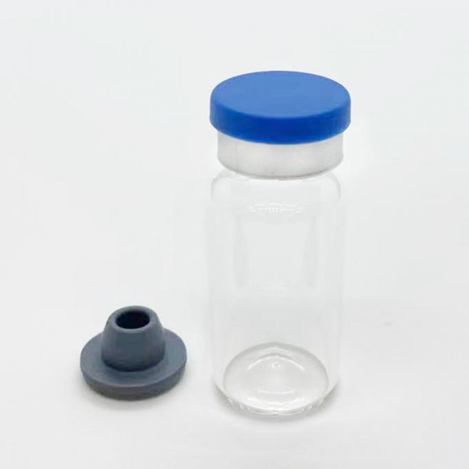 ISO 2R Clear Tubular Injection Glass Vial With Stopper